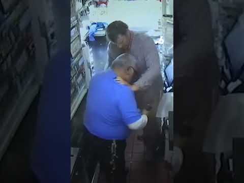Suspect Arrested After Video Shows Miami Gas Station Clerk Repeatedly Stabbed #florida #miami