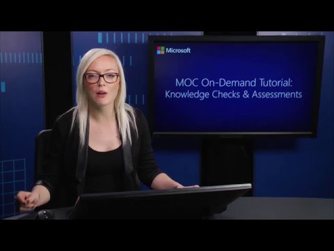 MOC On Demand Video Tutorial Knowledge Checks
