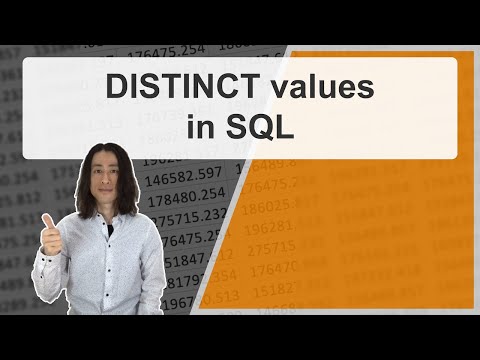 DISTINCT values in SQL - Learn SQL with IMDB database -