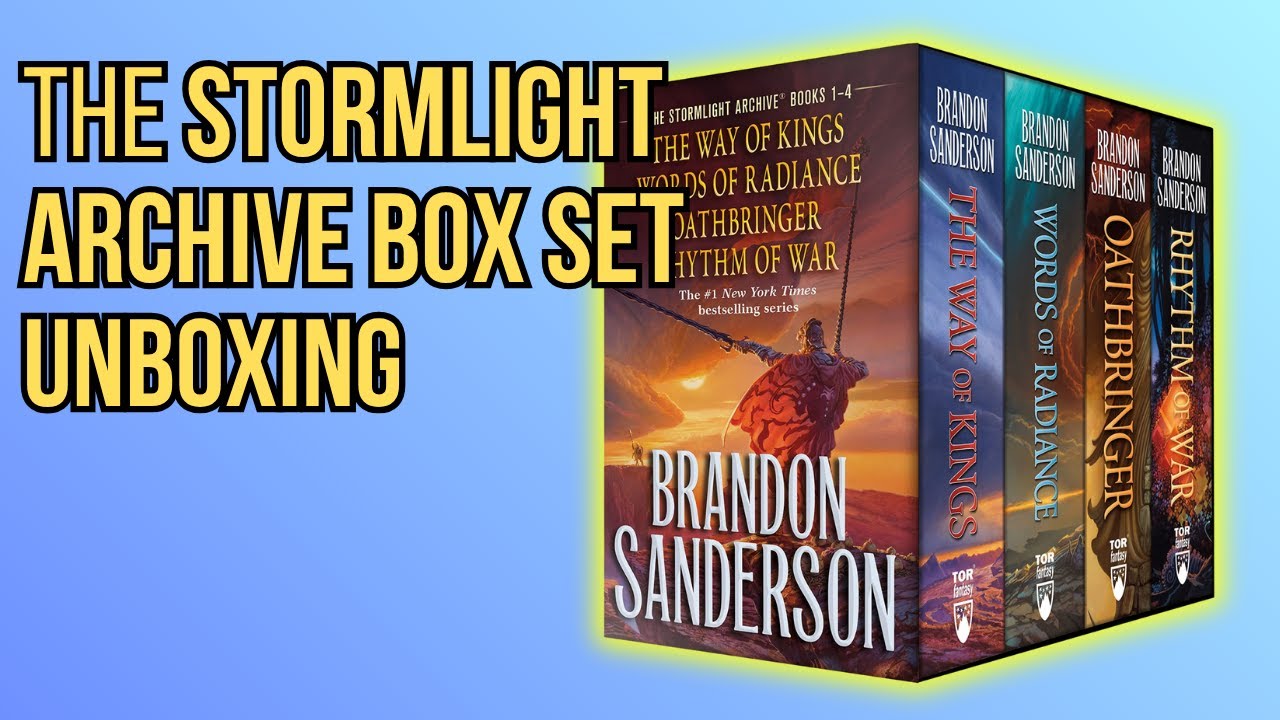 The Stormlight Archive Box Set 1-4 Unboxing