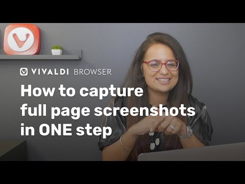 How to capture full page screenshots in ONE step