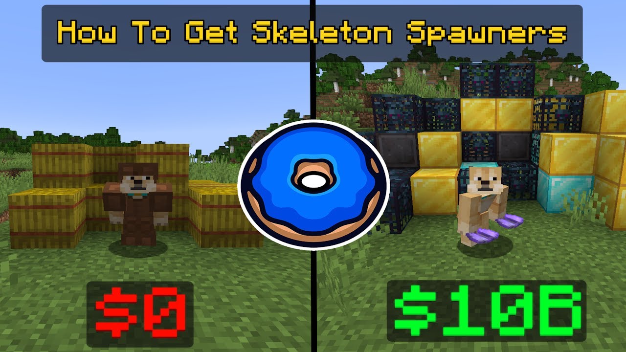 How To EASILY Get Skeleton Spawners (Donut SMP)