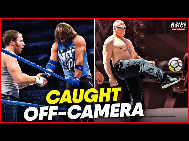 WATCH: Unbelievable WWE moments that happened off-camera