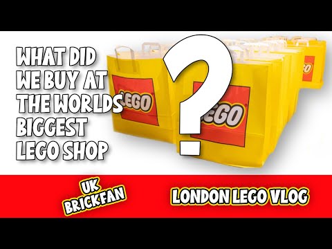 We went to the Newest, Oldest & Biggest @LEGO Stores in London