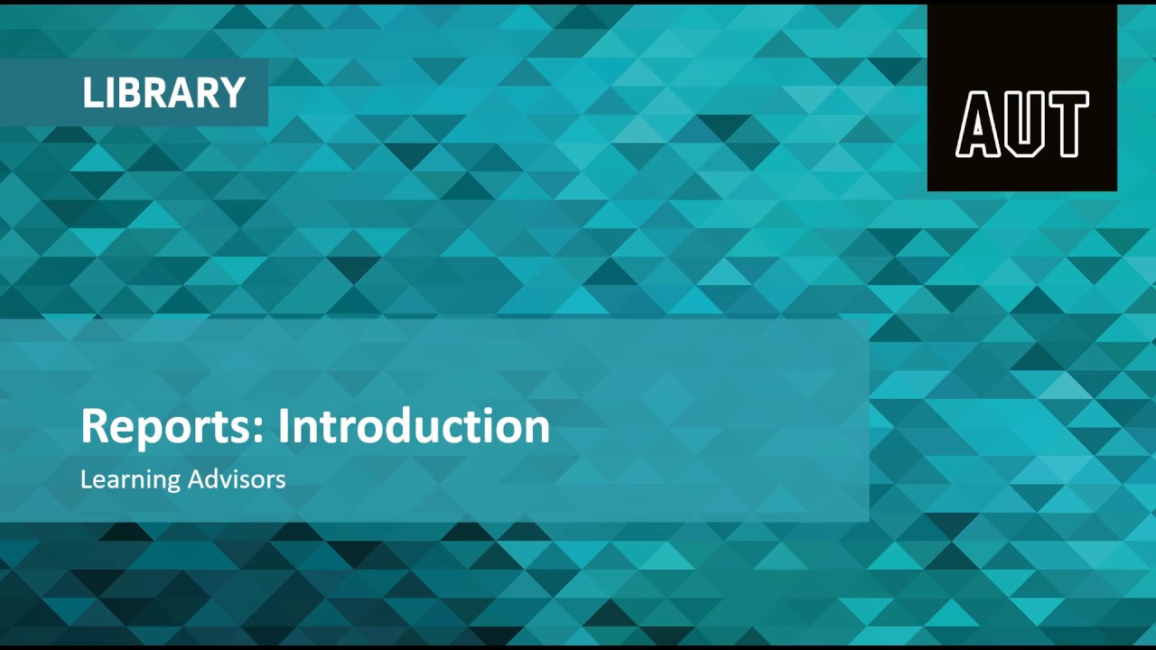 Reports: Introduction