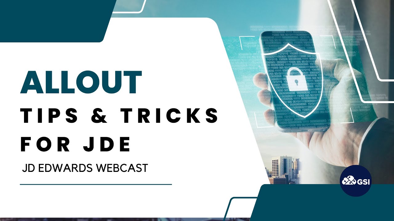 ALLOut Security Tips & Tricks for JDE