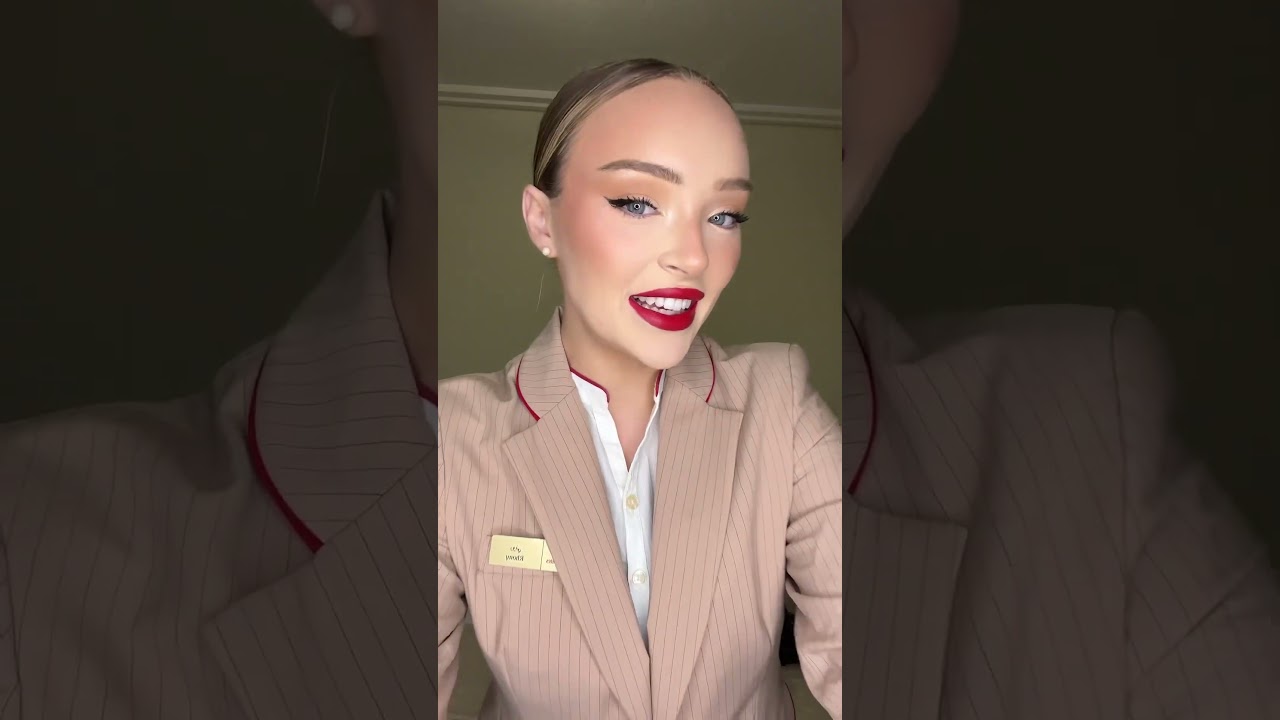 i can’t believe i didn’t try this earlier #cabincrew #emirates #redlipstick @MACCosmeticsME