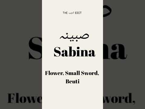 Sabina name Urdu meaning Sabina name whatsapp status #shorts
