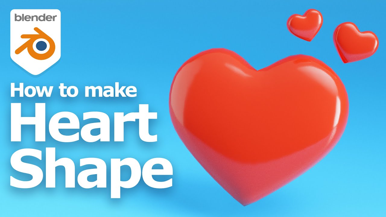 Blender how to make a heart 3D model