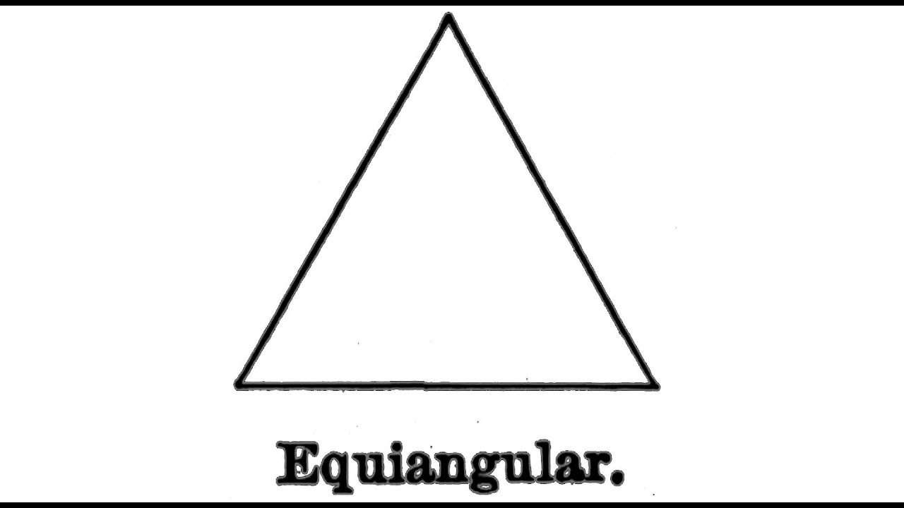 Ah, The Equiangular Triangle