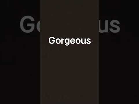 how to pronounce gorgeous correctly ? In British English