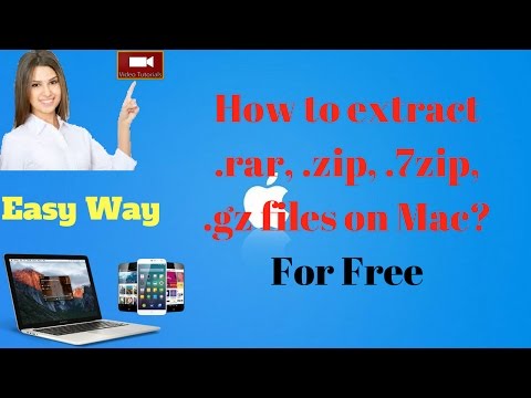 How to extract rar, zip, 7zip, gz files in Mac?.. for free....easy way