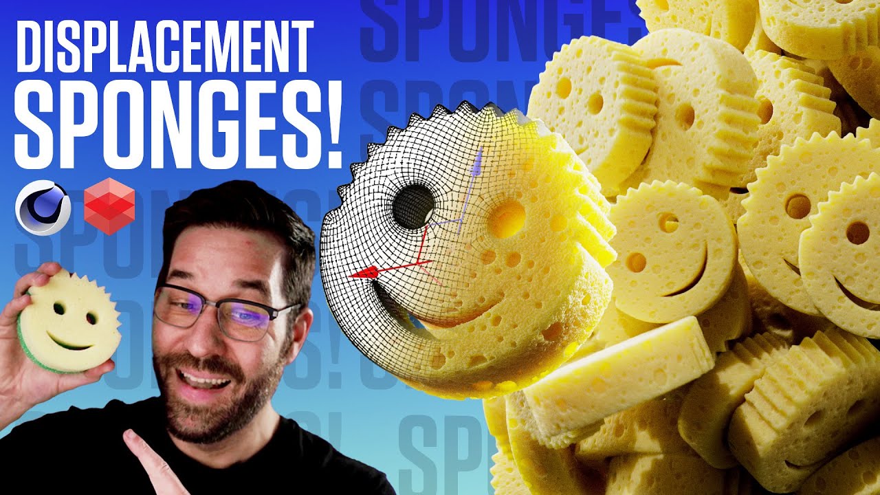 REALISTIC Sponge Material With Redshift Displacement