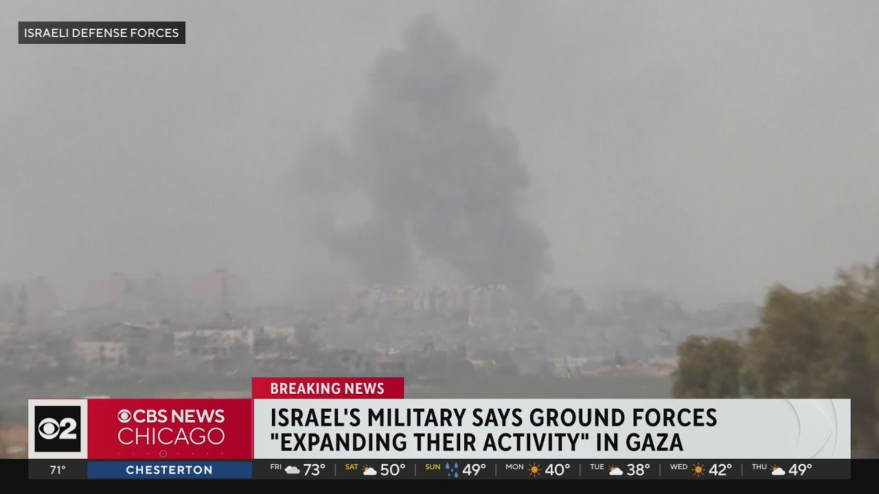Israeli military says ground forces 