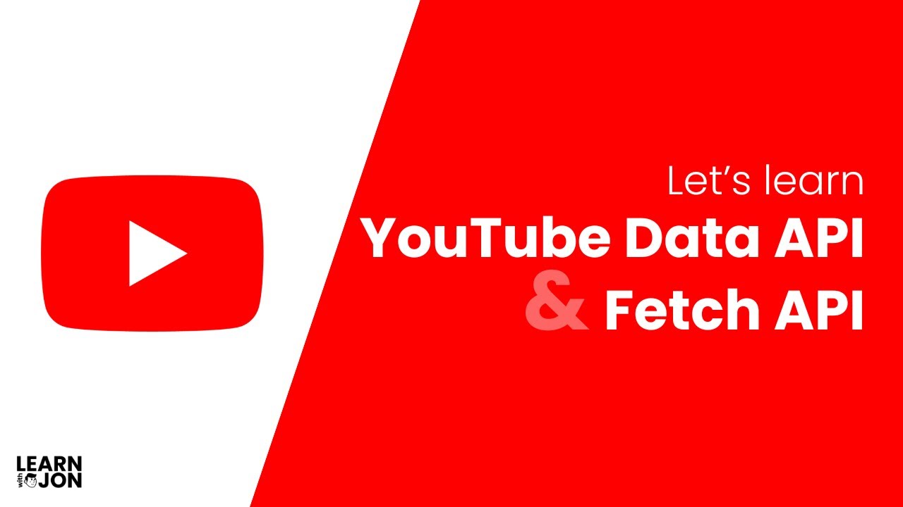How to use YouTube Data API & Fetch API to show videos on your website, with Vanilla JavaScript