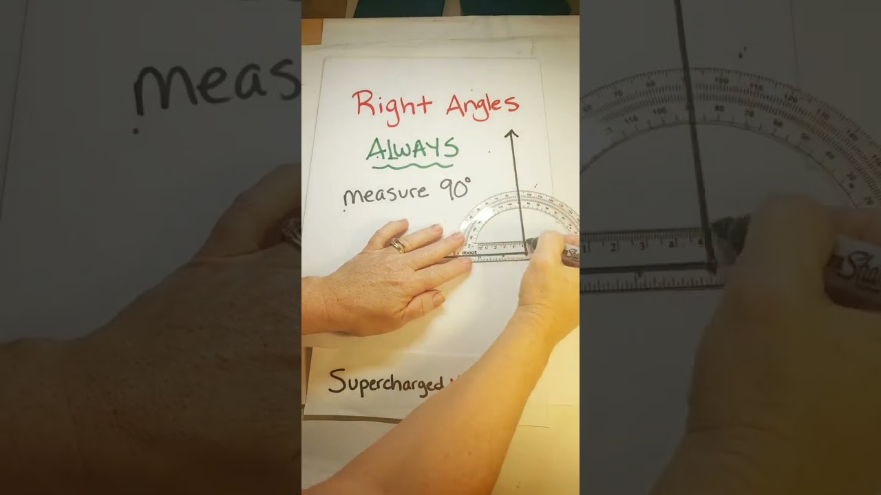 ANGLES Math Lesson by Supercharged Math in 60 seconds