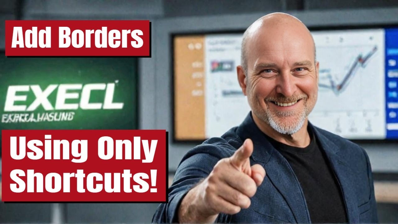 Add Borders In Excel 365 Using Only Shortcut Keys! No Mouse Needed