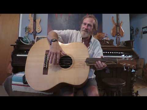 Custom Randy Kalish Guitarron 1987 Figured Maple, Cherry, | Reverb