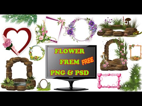 Flower Frem PNG & PSD Free Download |2023 Flower Frem|Sayan Photography