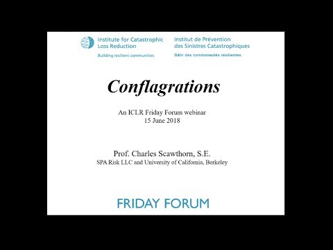 ICLR Friday Forum: Conflagrations (June 15, 2018)
