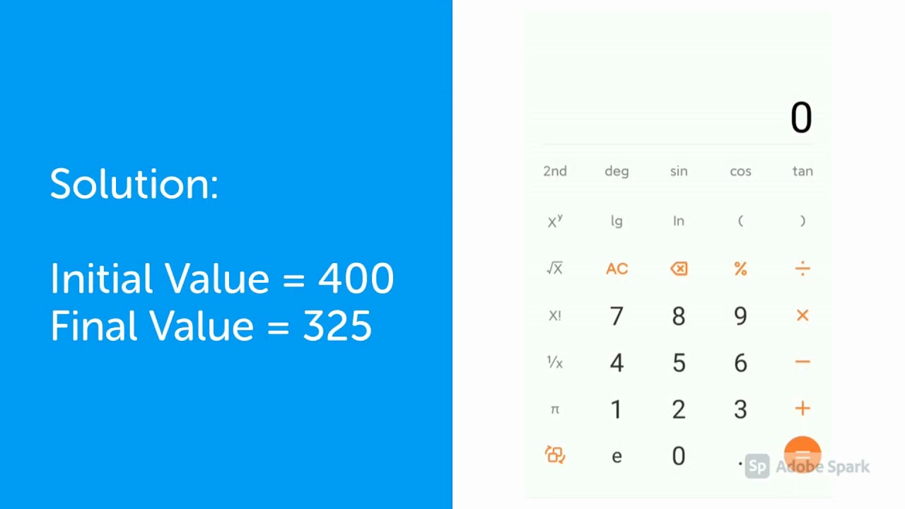 How to Calculate Percentage Change on A Calculator