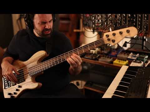 Warmoth 5 string Jazz Deluxe bass - Korina Top, Macassar | Reverb