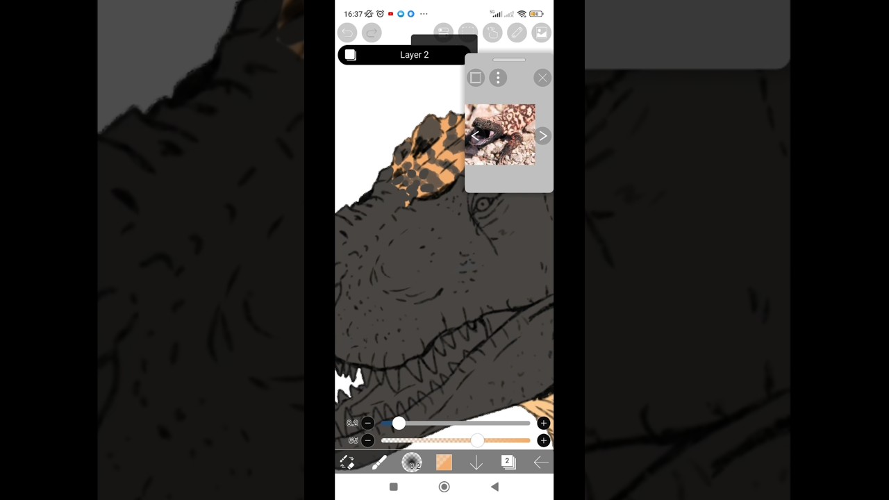 rex #ibispaintx #drawing #paleoart #art #prehistoric #dinosaur #ibispaitx #draw #fy #fyp