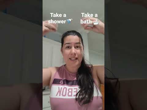 Take a shower vs. take a bath #aprendeingles #inglesfacil #inglesparati #