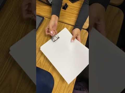 How to use a binder clip