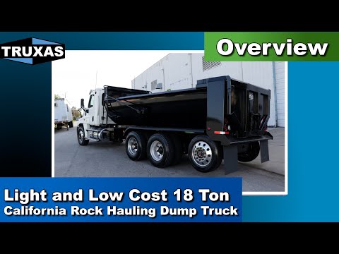 Light and Low Cost 18 Ton California Rock Hauling Dump Truck