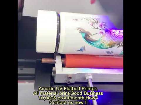 How to print cylinder with A3 UV Printer?