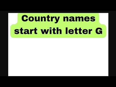 Country names start with Letter G //G words #new #shorts #shortsfeed#youtubeshorts #viral #trending