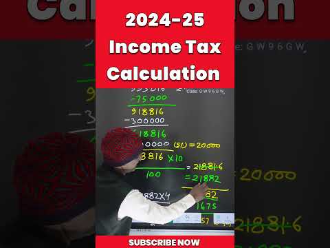 INCOME TAX CALCULATION 2024 - 25 ASS. Y.2025-26
