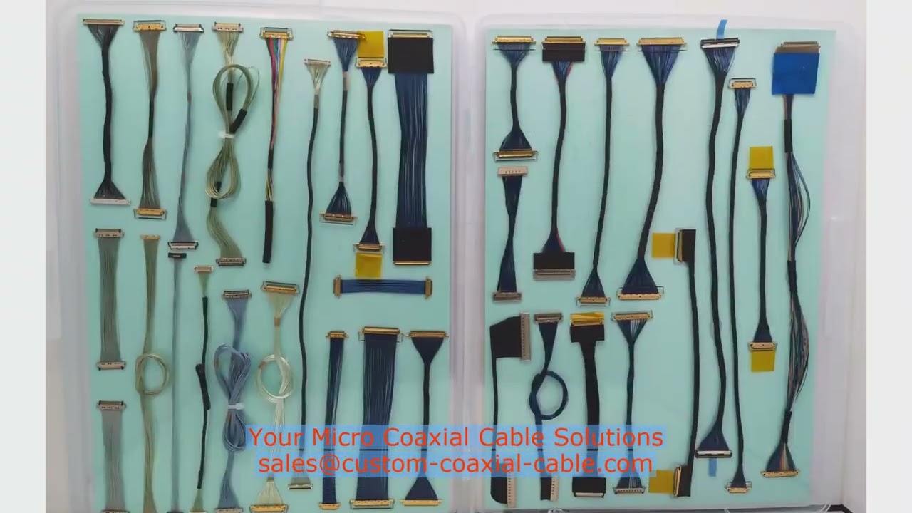 Micro coax extension cable catalog PDF coaxial m connector fine-pitch coax cable X‑ray inspection Sm