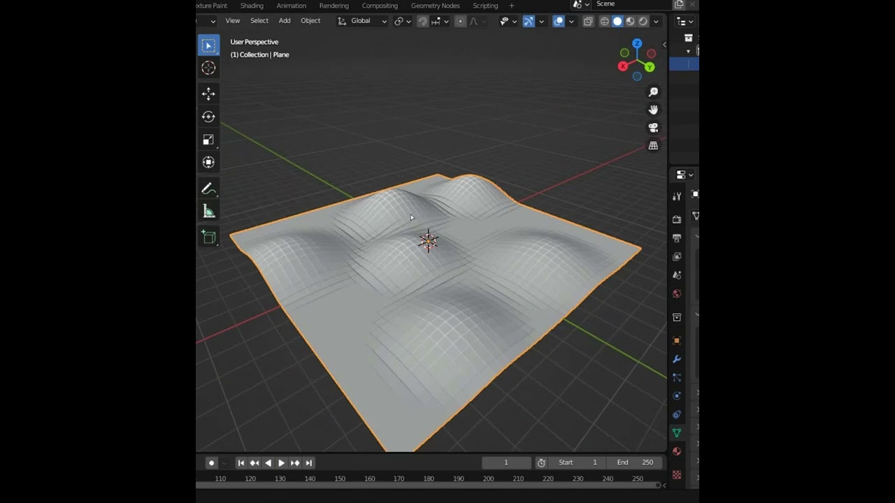 Use Shrinkwrap in blender [ BLENDER TUTORIAL ] #shorts