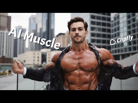 How to Make AI Muscle Growth Video with Clipfly | Viral AI Muscle Tutorial
