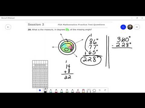 FSA Math Practice Test Session 2 #20