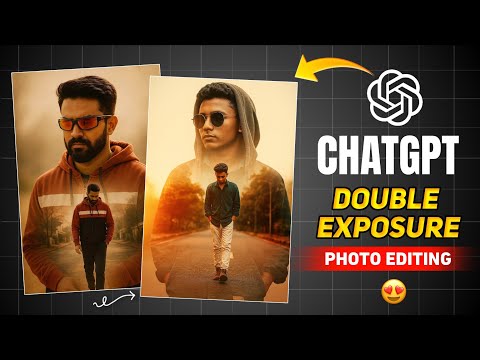 Instagram Trending Double Exposure Chatgpt Photo Editing | Chatgpt Se Photo Edit Kaise kare