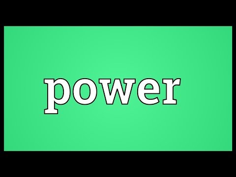 Power Meaning