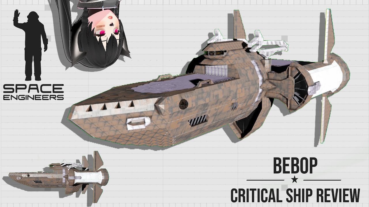 This Cowboy Bebop Ship Has a VERY Unique Layout, Space Engineers Critical Ship Review, Bebop