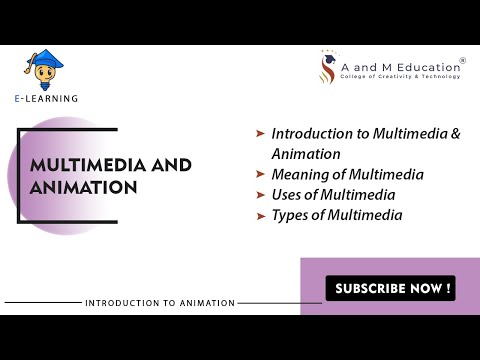 Meaning of Multimedia | Introduction to Multimedia and Animation | eLearning Video