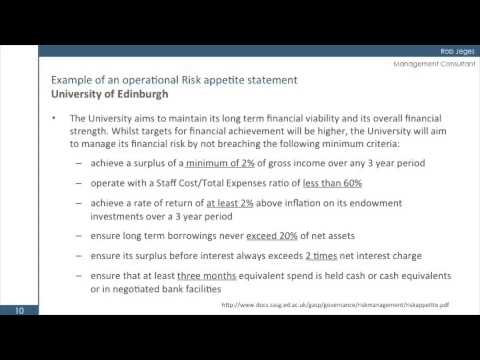Risk appetite