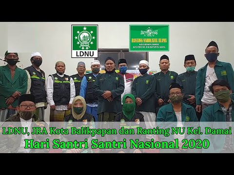 LDNU, JRA Kota Balikpapan dan Ranting NU Kel. Damai, Memperingati Hari Santri Santri Nasional 2020