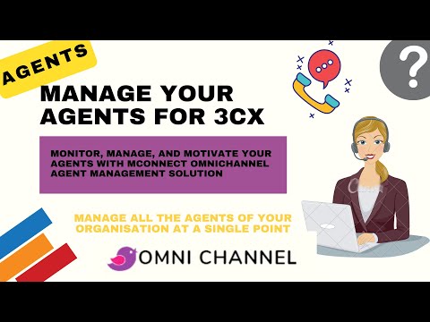 User management for 3CX from mConnect |omnichannel