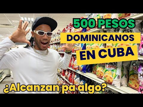 COMPRANDO EN CUBA CON 500 PESOs DOMINICANOS | ASI ESTA CUBA COMPRAS HOY EN LA HABANA @jonixdose
