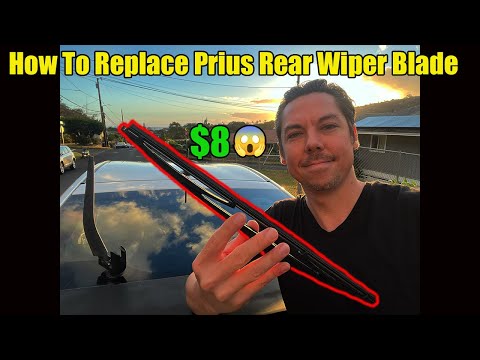 How To Change Toyota Prius Rear Wiper Blade