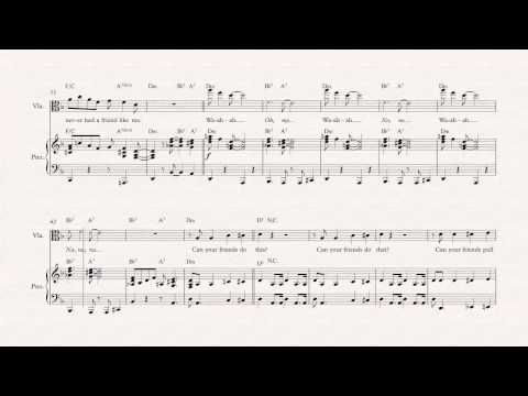 Viola - Friend Like Me - Aladdin - Sheet Music, Chords, & Vocals
