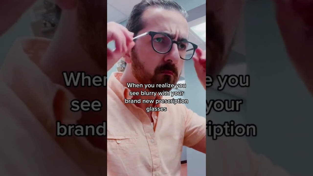 #onthisday When you realize you see blurry with your new prescription glasses #binocularvisionmatter