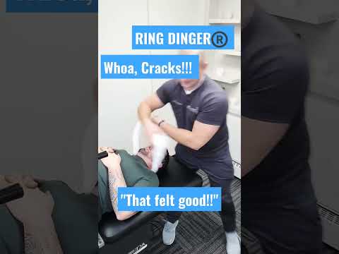 Minnesota Mechanic Receives POWERFUL Ring Dinger®️!! #shorts #asmr #chiropractic