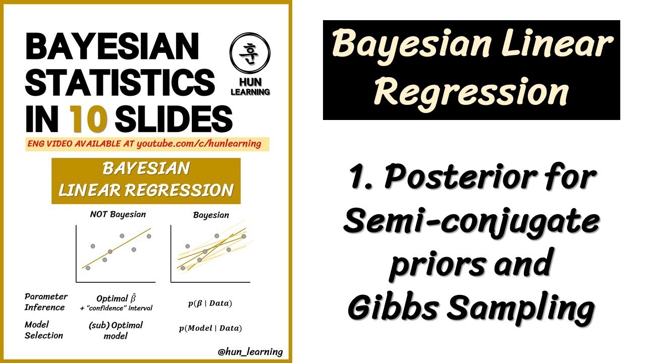 Bayesian Linear Regression (1) Posterior for Semi-conjugate priors and Gibbs Sampling